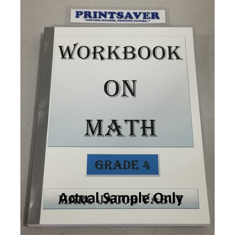 Grade 4 Workbook Kids Learning Material Worksheet Children Book ...