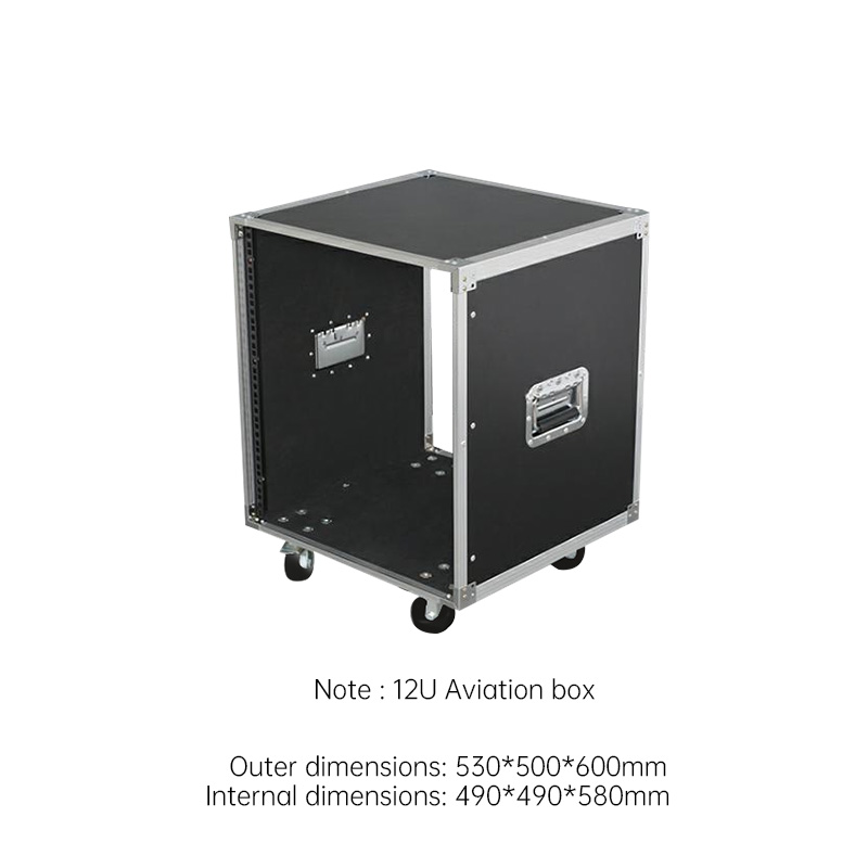EVO 12U audio mixer cabinet DJ Rack Case Shock Mount audio equipment ...