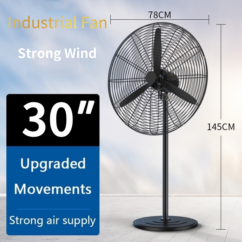 Industrial Fan Heavy Duty 30 Inches Big Aluminum Fan Blades Three Gears ...