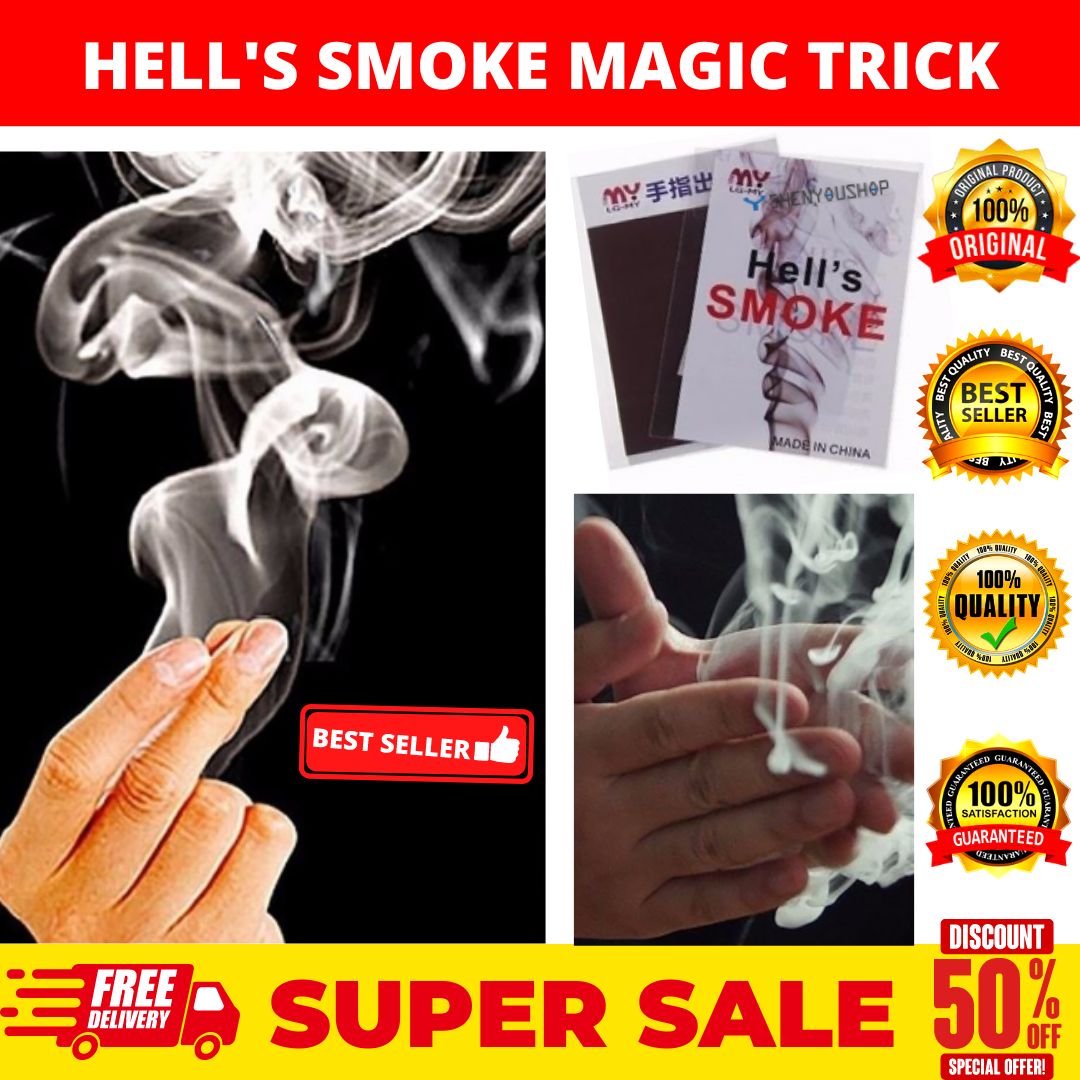 ️ HELL'S SMOKE MAGIC TRICK Smoke Finger Super Cool Magic Trick Prank ...