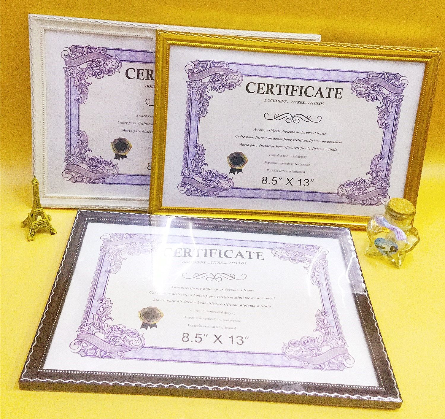 certificate frame, document frame, Plastic photo frame for poster ...