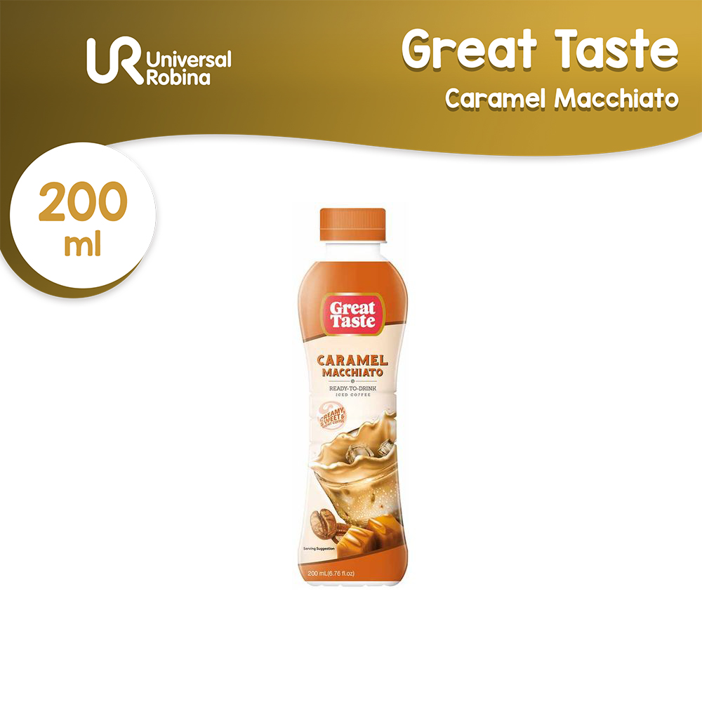 Great Taste Iced Coffee Caramel Macchiato 200mL | Lazada PH
