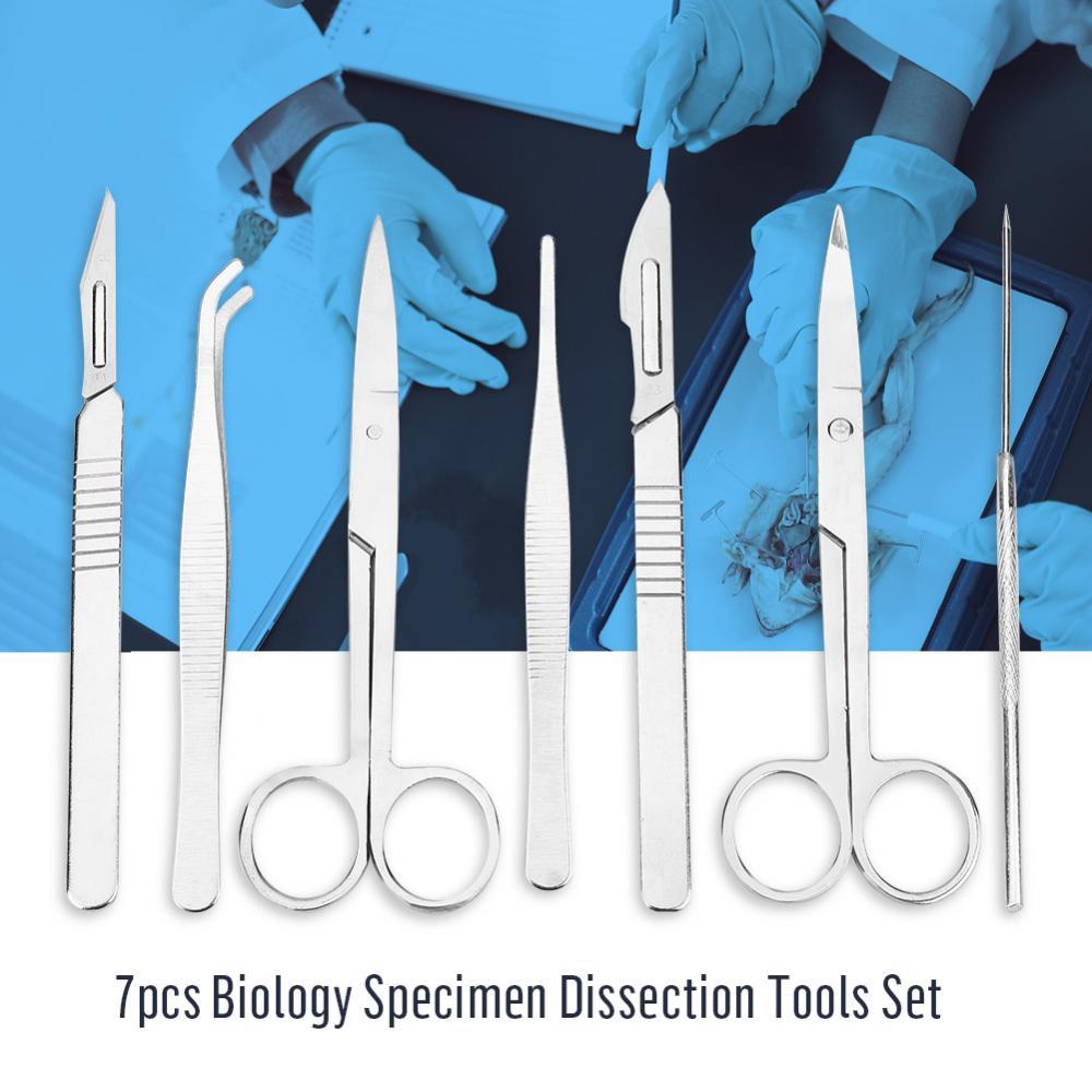 【Local delivery】7pcsDissecting Dissection Kit Set Biology Student Lab ...