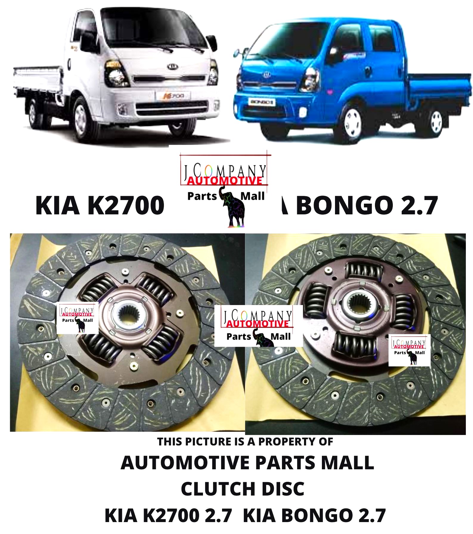 BONGO CLUTCH DISC KIA 2.7 1997 - 2005 GENUINE HYUNDAI PARTS | Lazada PH