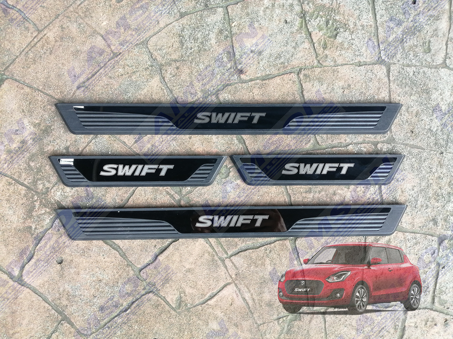 Suzuki Swift 3rd Generation 2019 - 2023 Side Step Sill Scuff Plates ...