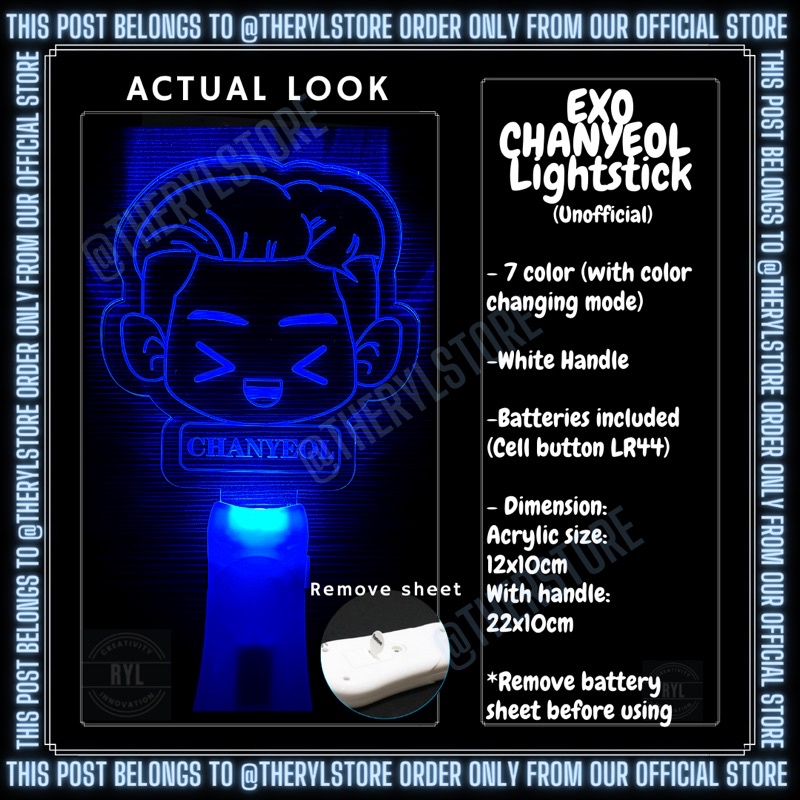 EXO Kpop Acrylic Lightstick - Chibi edition | Lazada PH