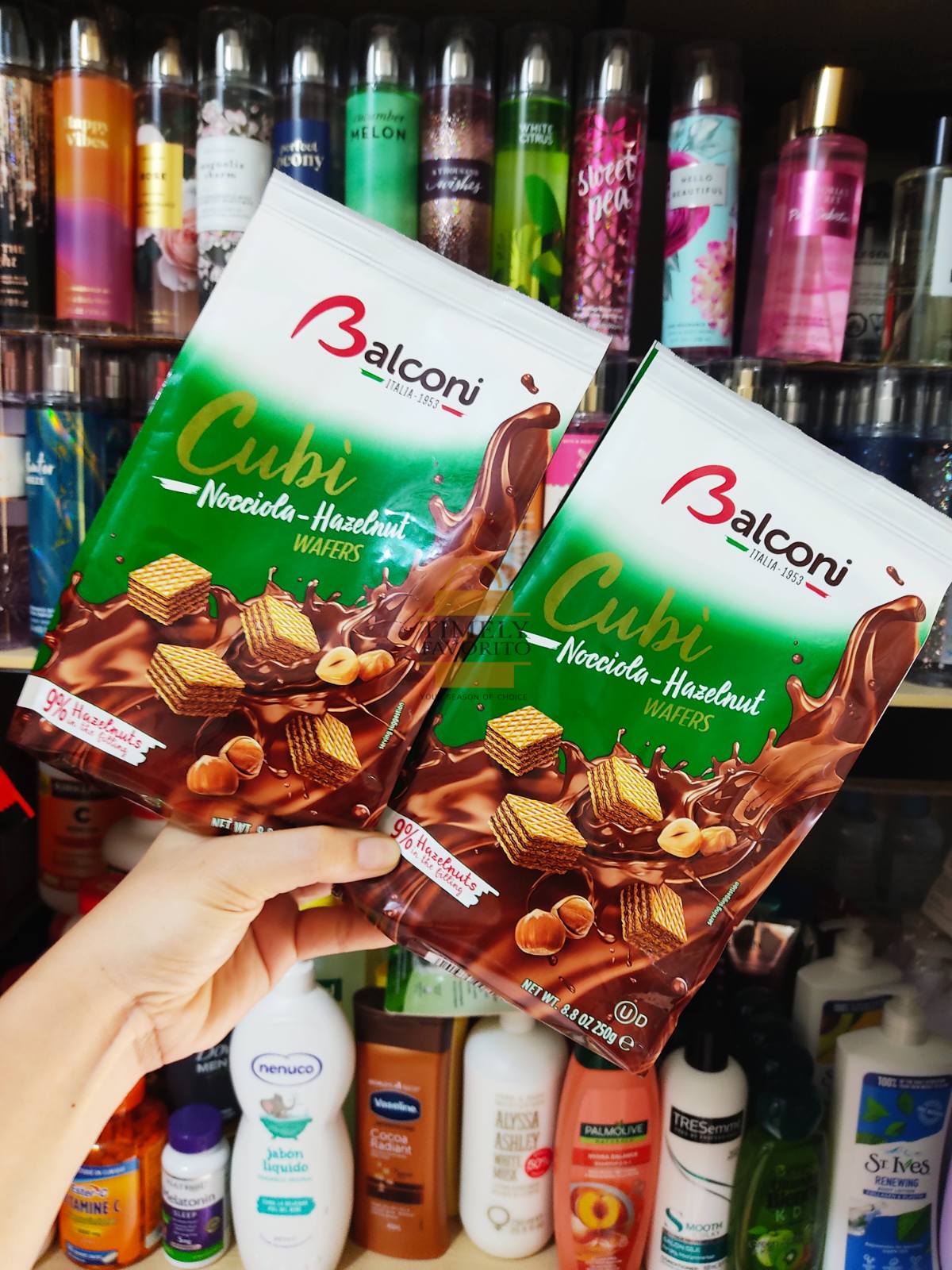 BUY 1 TAKE 1 Balconi Cubi Hazelnut Cream Filled Wafers 250g | Lazada PH