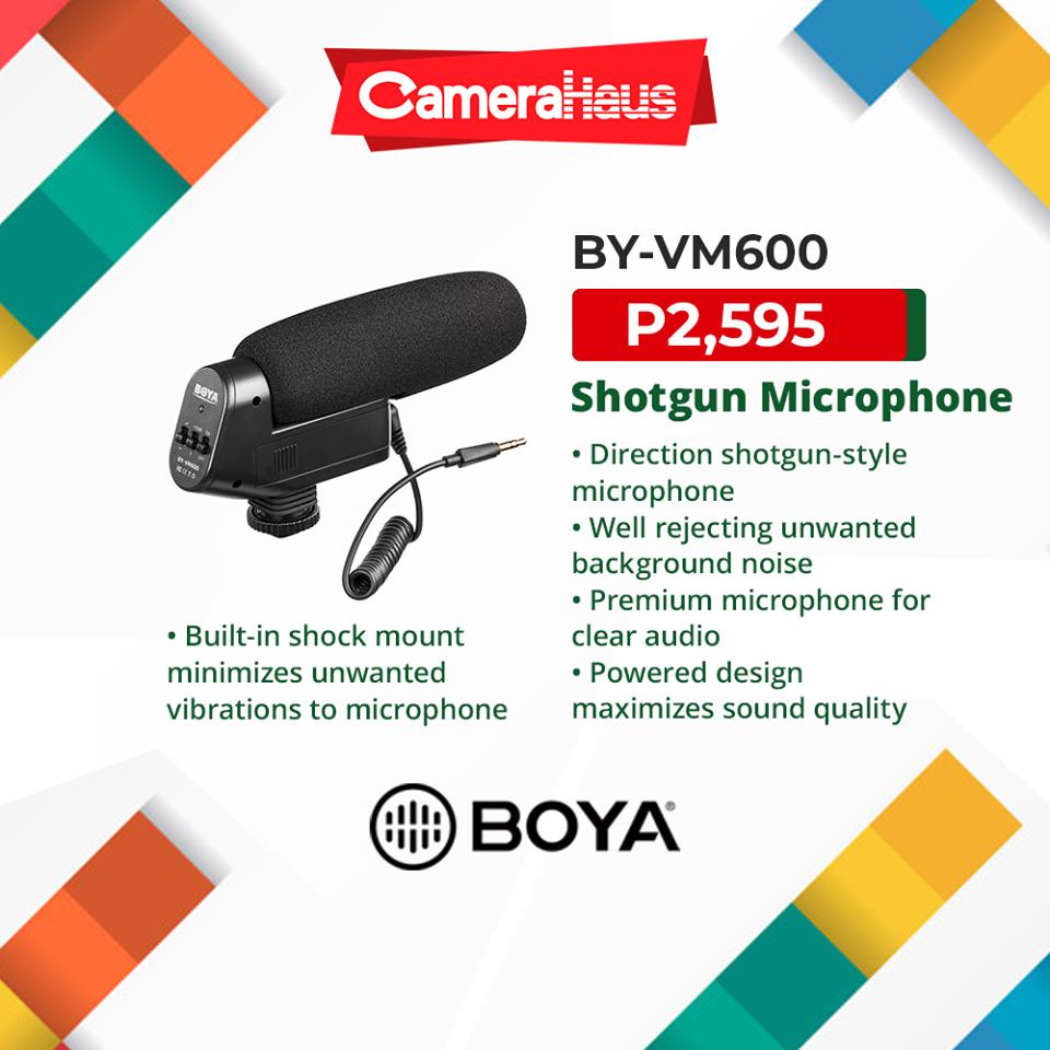 BOYA BY-VM600 Shotgun Condense Mic | Lazada PH