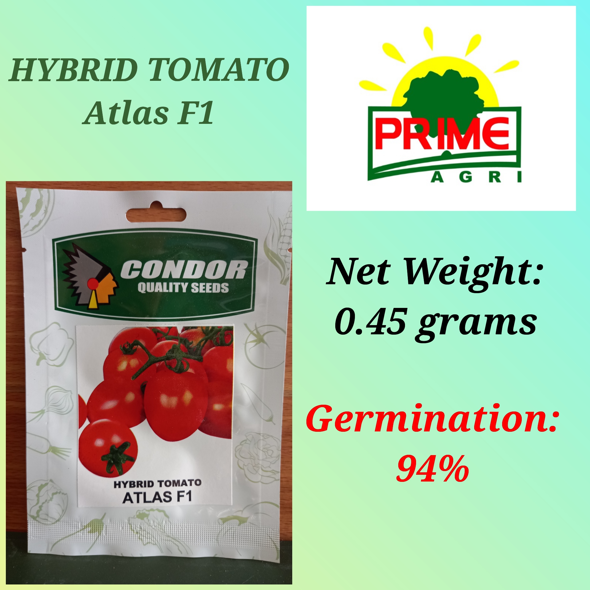HYBRID TOMATO ATLAS F1 - CONDOR QUALITY SEEDS | Lazada PH