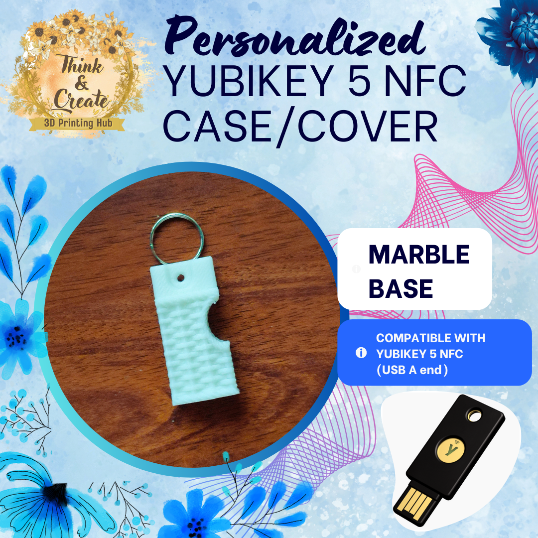 CUSTOMIZED THICK YUBIKEY CASE / Yubikey Holder for Yubikey 5 NFC (for ...