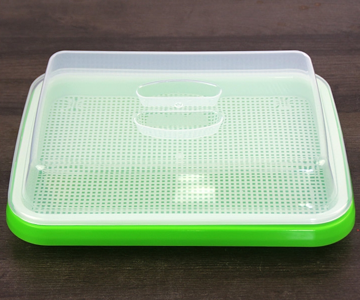 LHK 1pc Sprout germination Tray With Lid 2 Layer Plants Seedling ...