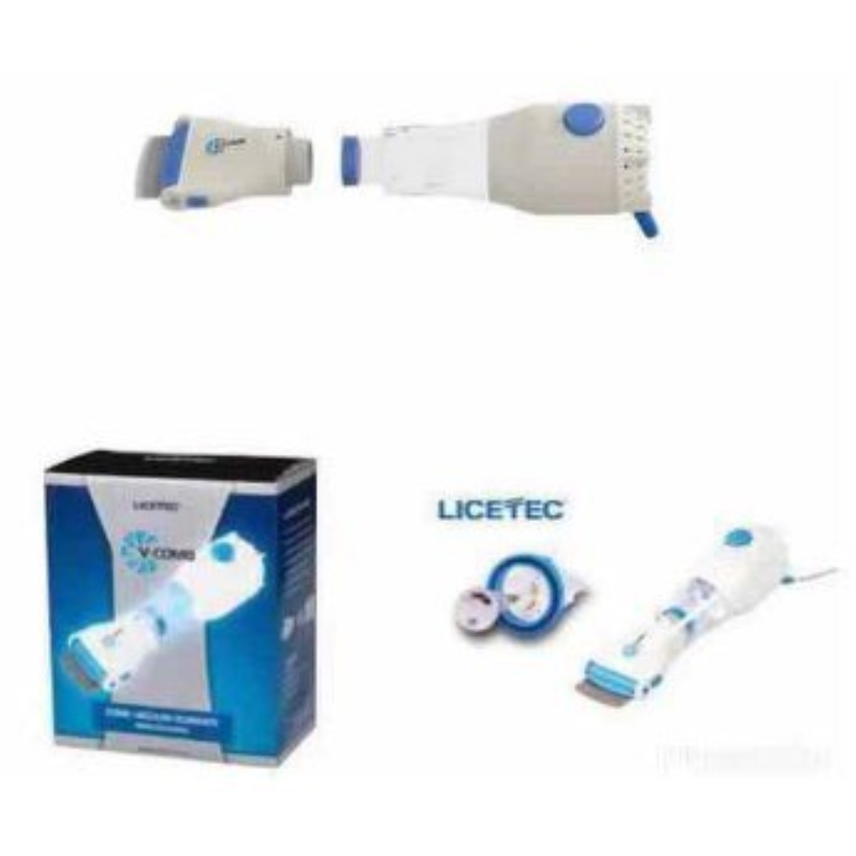 V-Comb Electric Lice Kuto Vacuum Remover Treatment Machine Nit Eggs ...