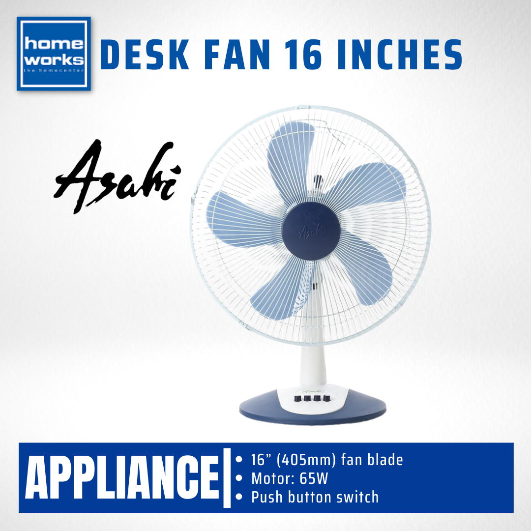 ASAHI DESK FAN 16 INCHES BB-6004 | Lazada PH