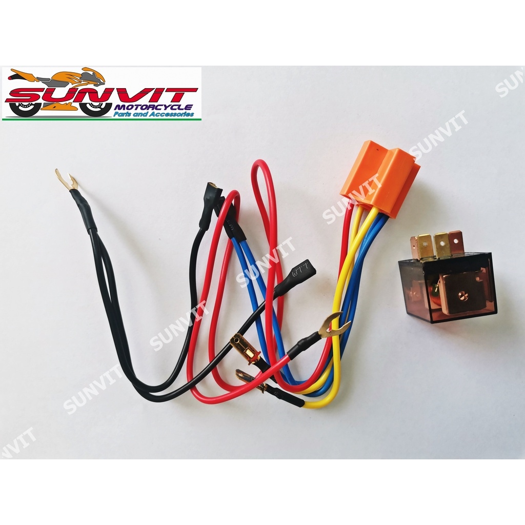 MOTORCYCLE HORN RELAY SOCKET SET UNIVERSAL 5PIN 4PIN | Lazada PH