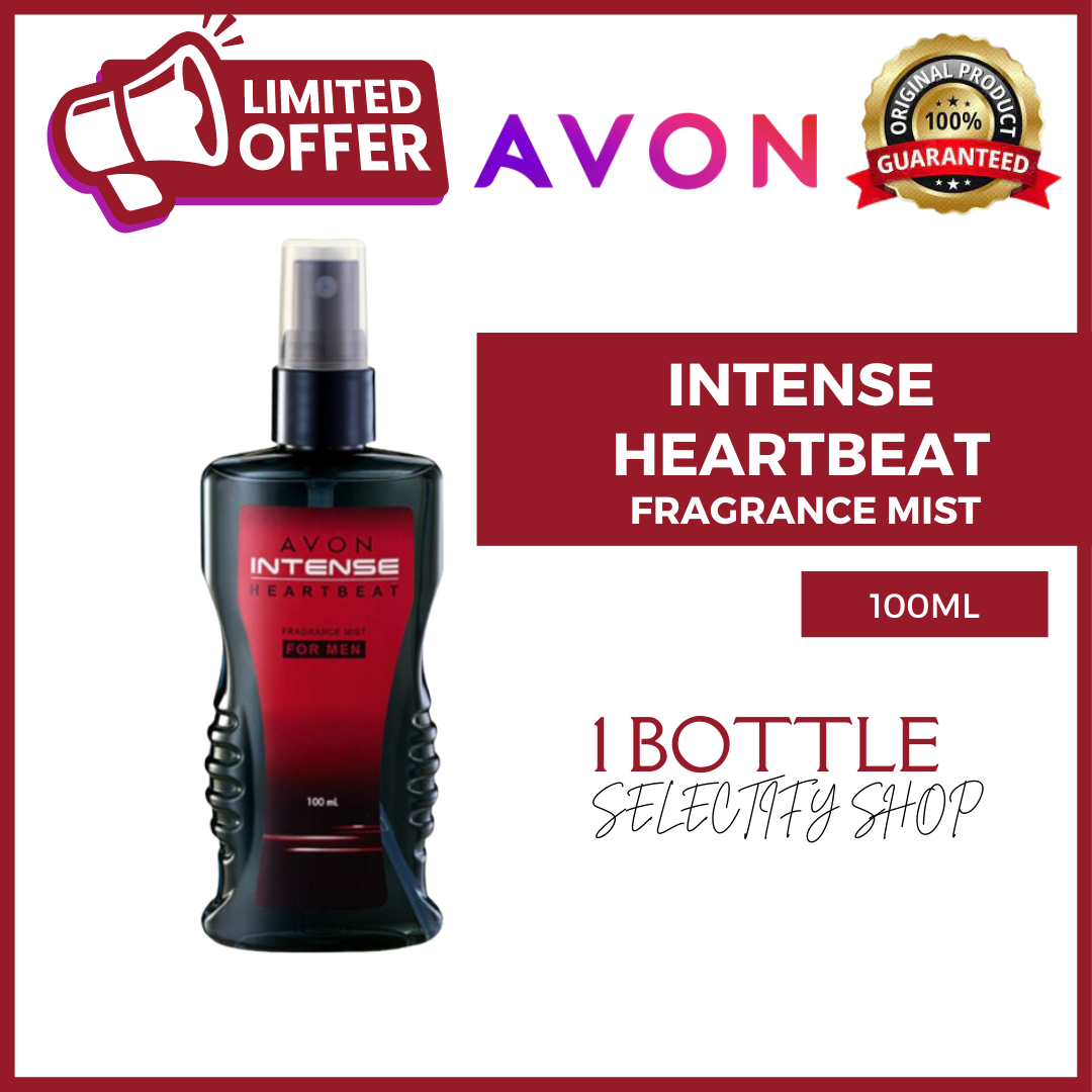 AVON Intense Heartbeat Fragrance Mist for men 100 ml 1 BOTTLE | Lazada PH