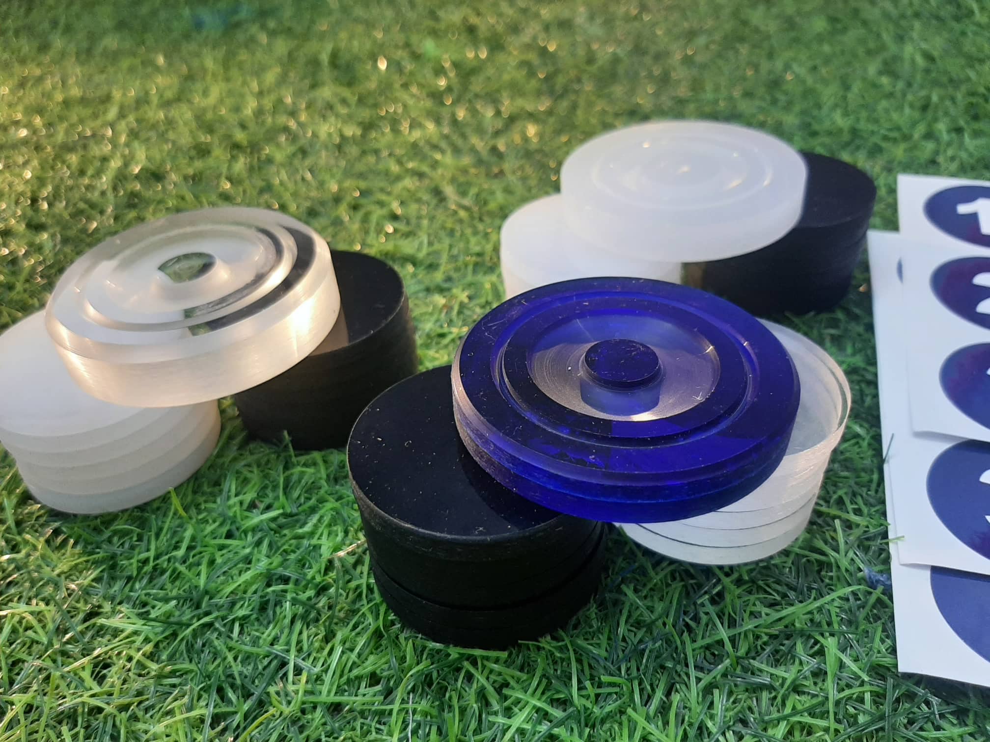 fiber pichas [ 4mm ] with sticker number ASSORTED COLOR / fiber pichas ...