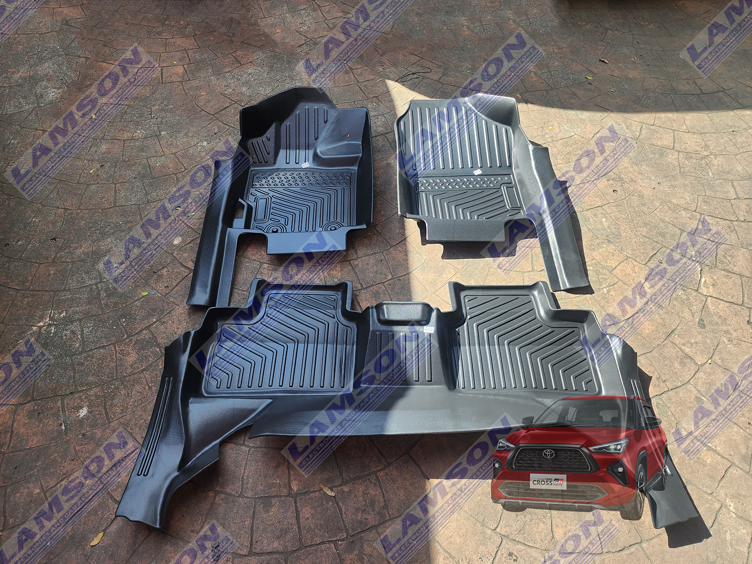 Toyota Yaris Cross 2023 - 2024 5D Extended Deep Dish Mats | Lazada PH