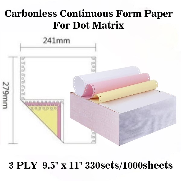Carbonless continuous Form paper， Continuous Computer Paper. | Lazada PH