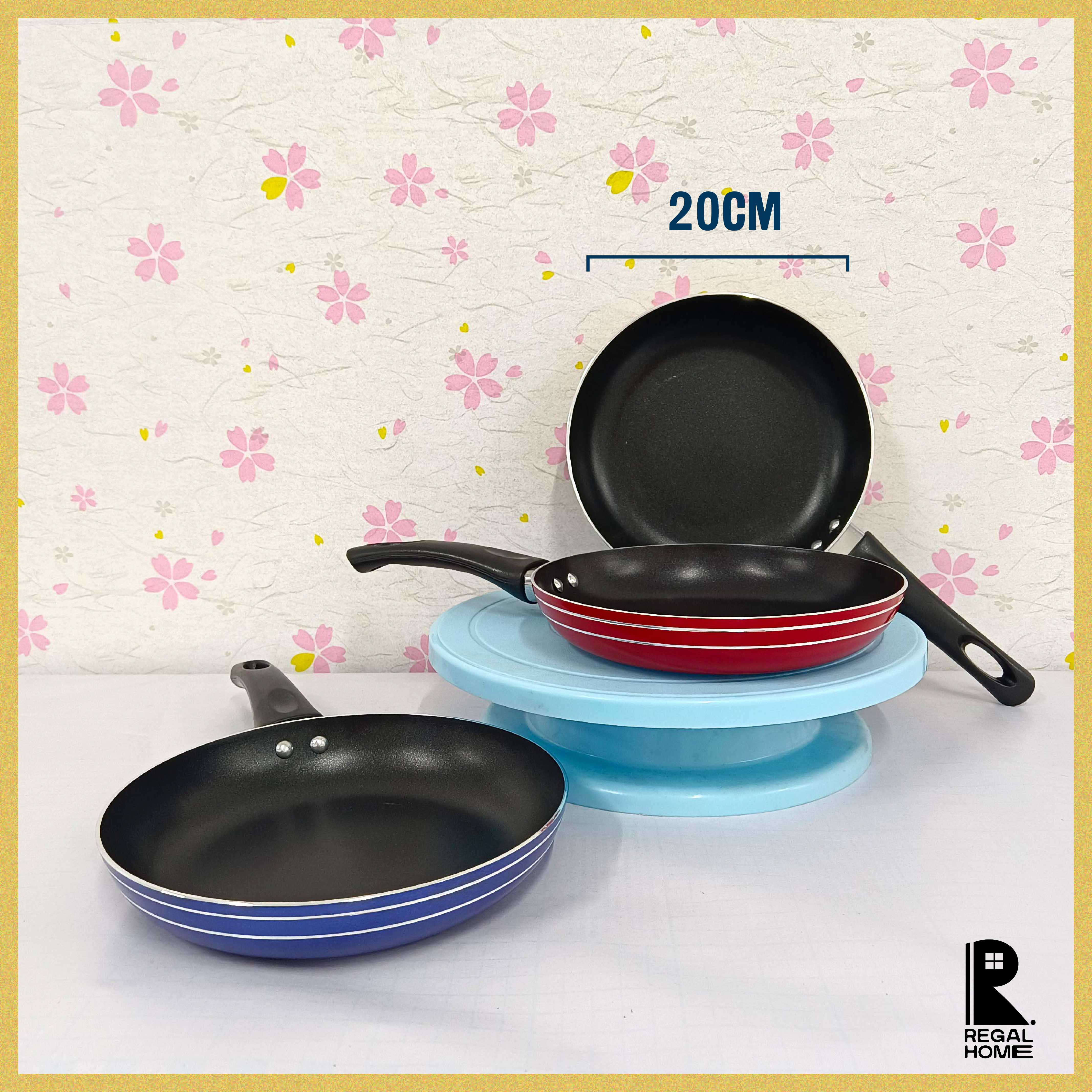 Non-Stick Multicolor Pan Nonstick Frying Pan Easy Cooking Pan | Lazada PH