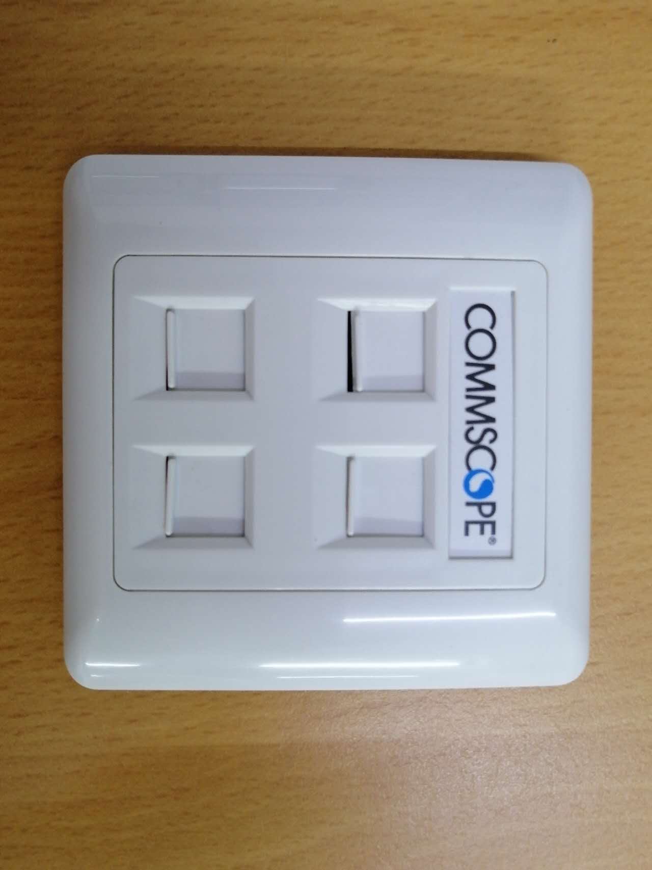 Four CAT.6 keystone jacks are included in the Internet Type Cat 6 4 ...