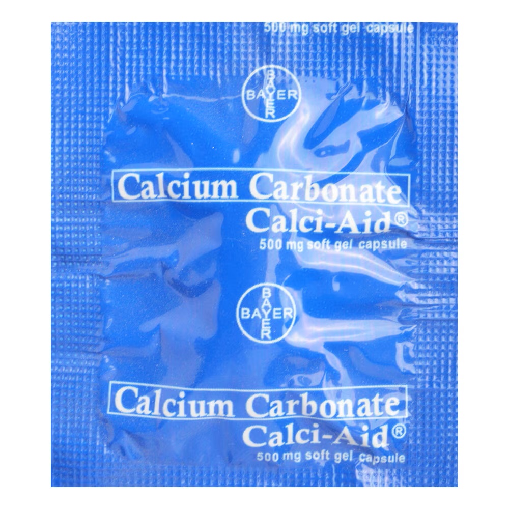 Calci-Aid 500mg (Calcium Carbonate) 10 Softgel Capsules | Lazada PH