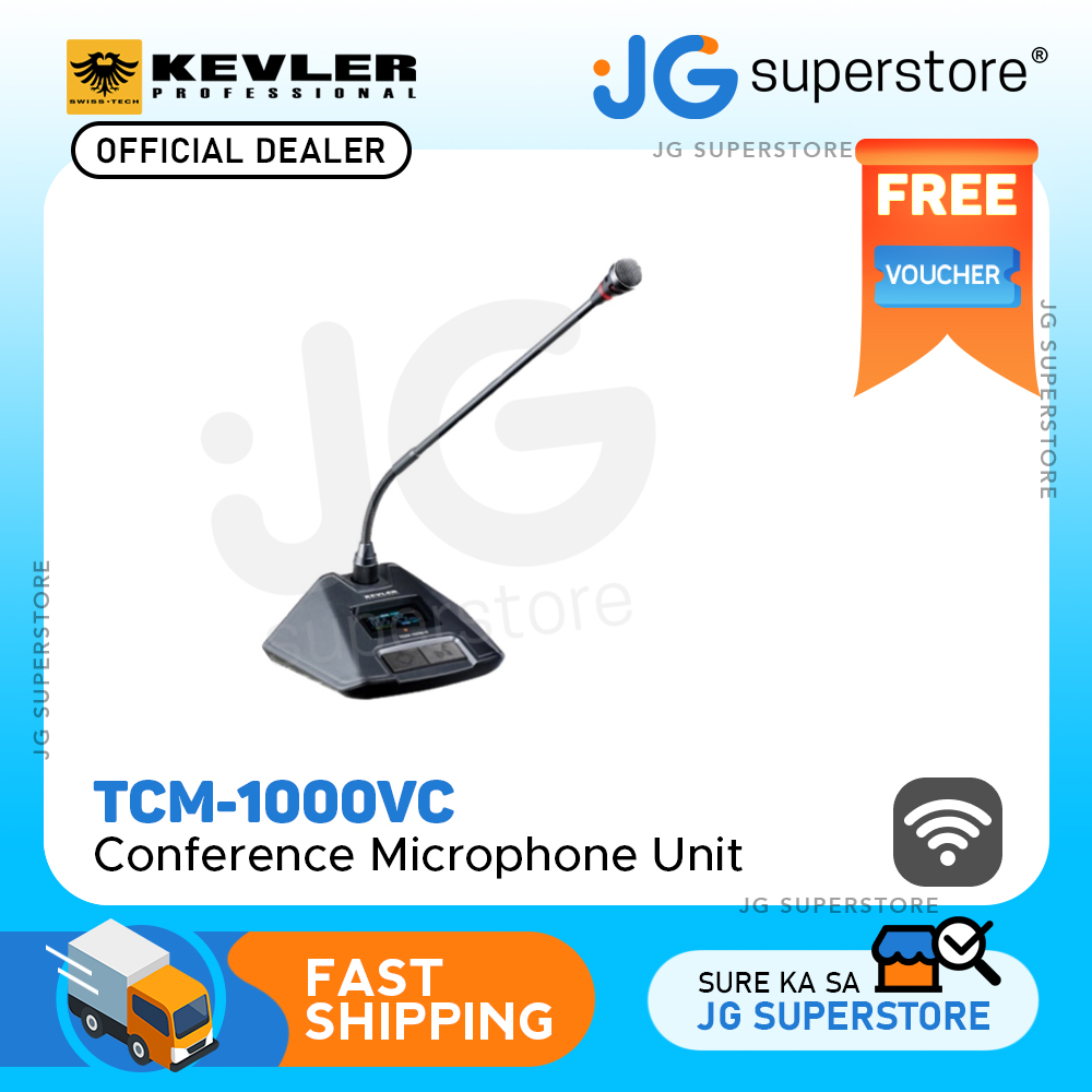 KEVLER TCM Series Wireless Conference Microphone Unit with Unidirectional Condenser Mic ...