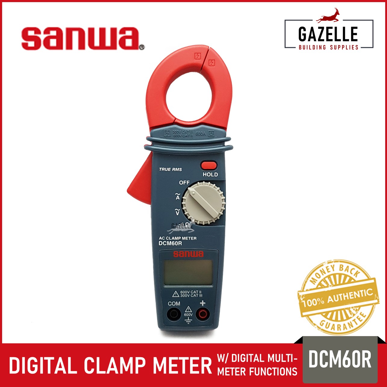 Sanwa Low Cost Digital Clamp Meter Multitester Multimeter Tester with ...