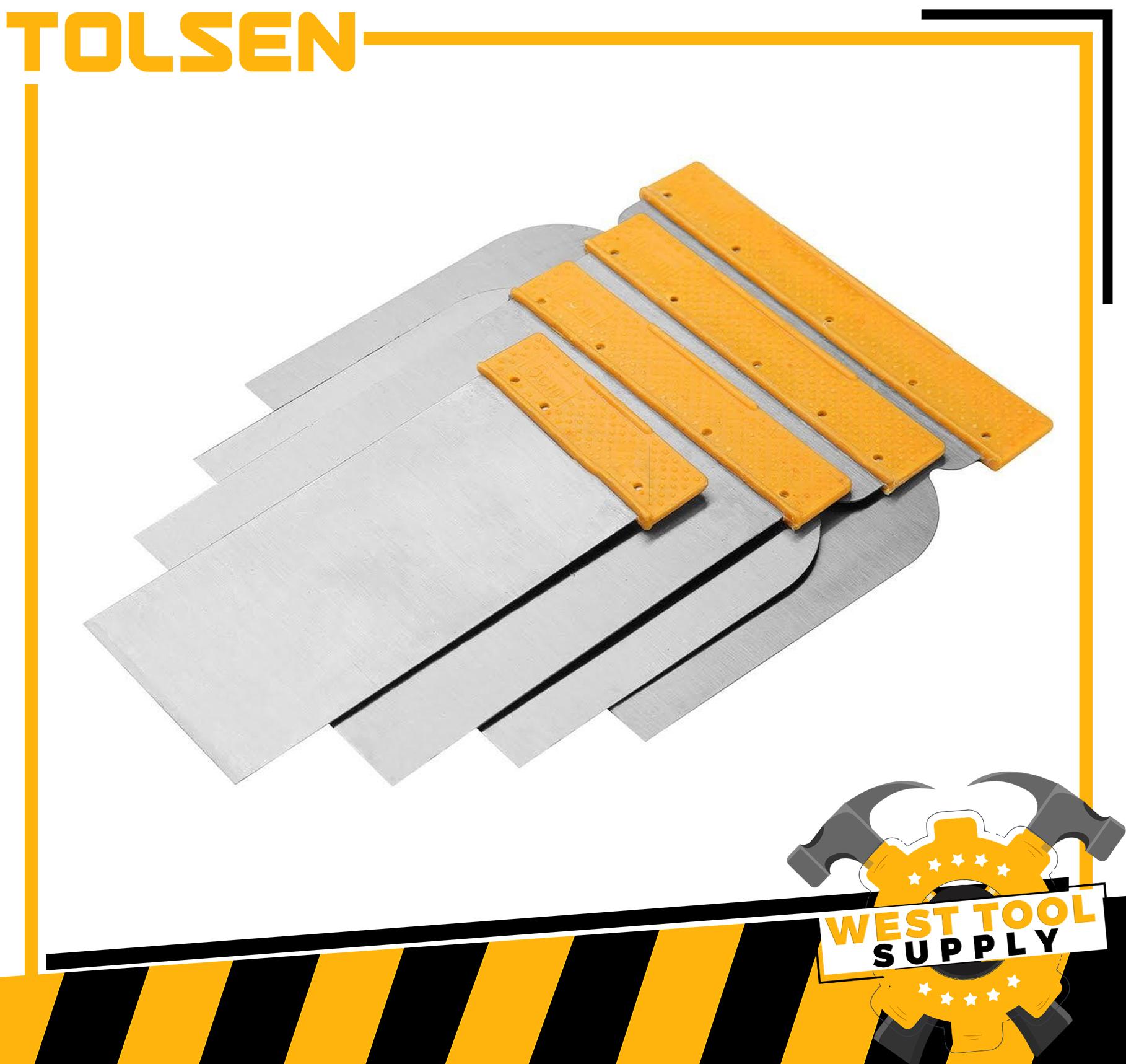 TOLSEN 4PCS WALL SCRAPER SET 50,80,100,120mm 40008 | Lazada PH