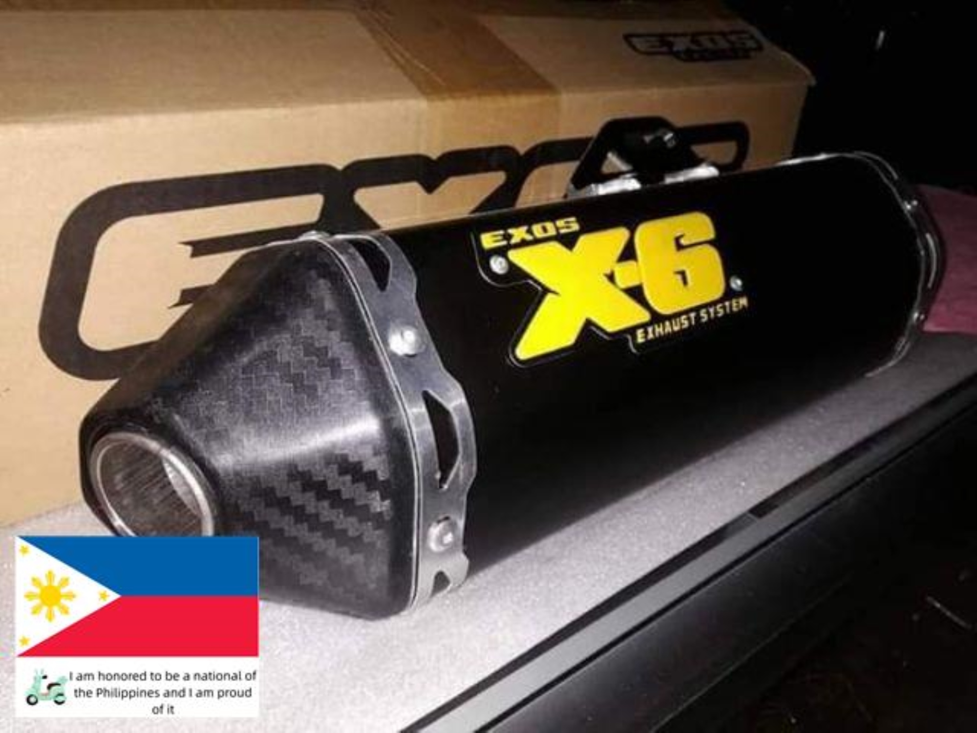 High quality EXOS X6 Pipe sporty / mio i 125 / soulty / click 150i ...