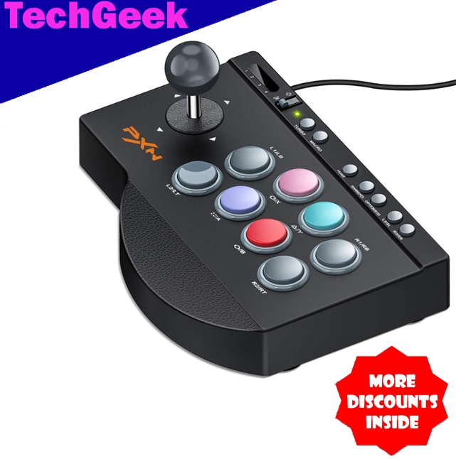 Pxn 0082 Gamepad Arcade Wired Usb Interface Joystick Game Controller