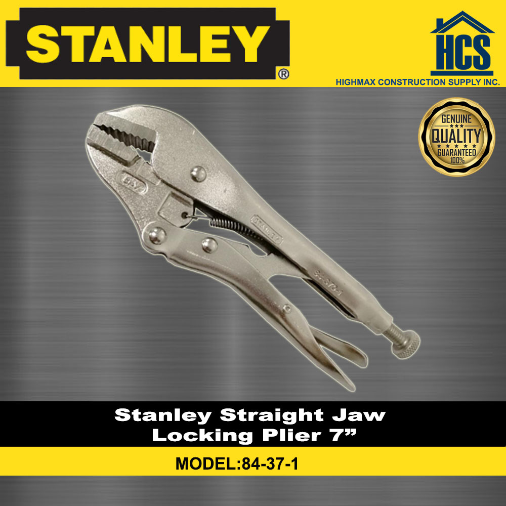 Stanley Locking Plier 7" Straight 84-370-1 | Lazada PH