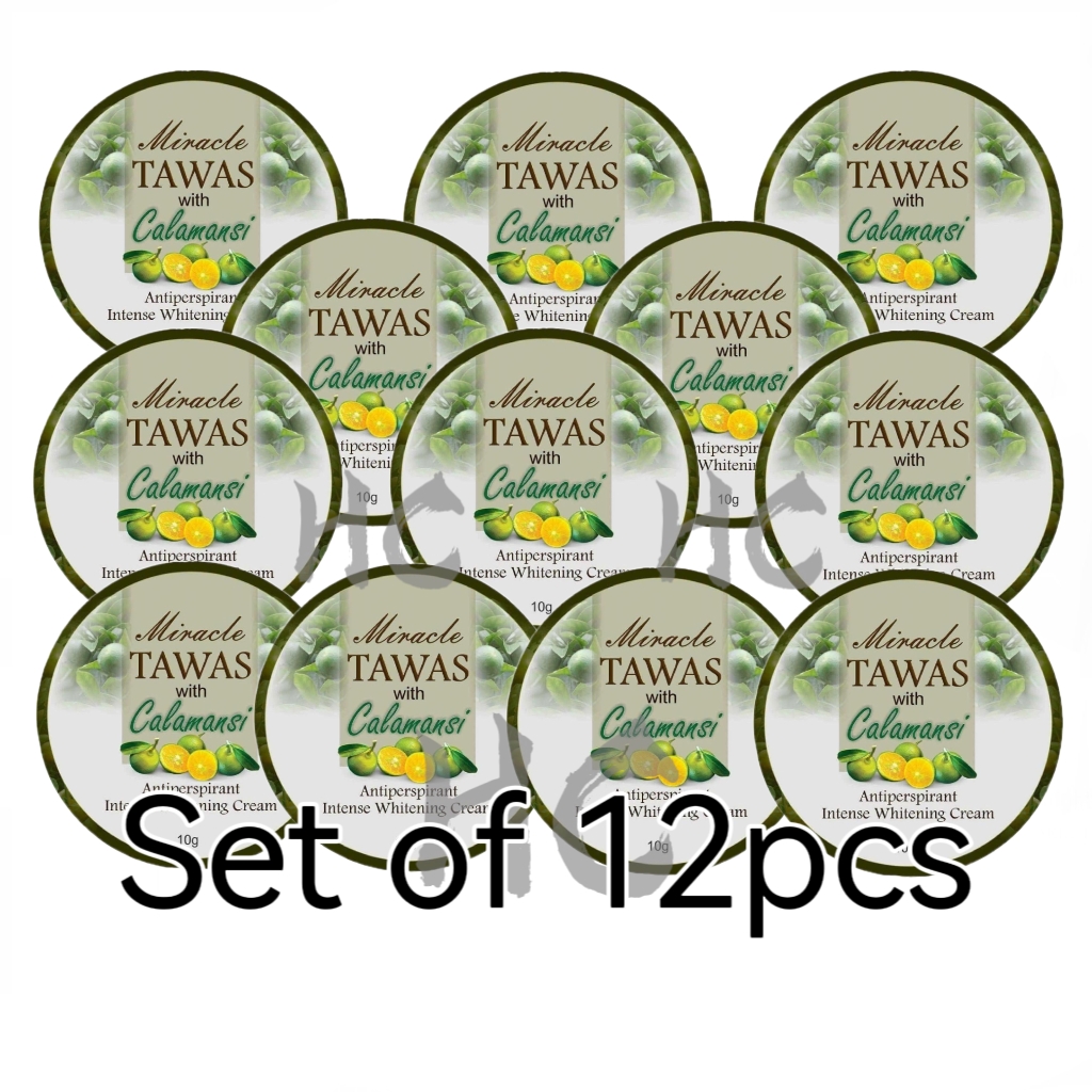 HCS【Set of 12pcs】Miracle Tawas With Calamansi Cream 10g | Lazada PH