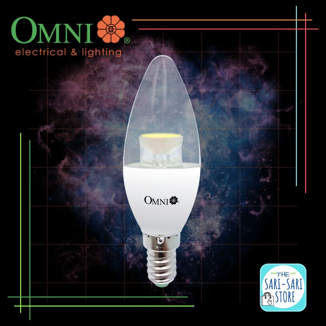 Omni LED Candle Bulb E14 OR E27 4W | Lazada PH