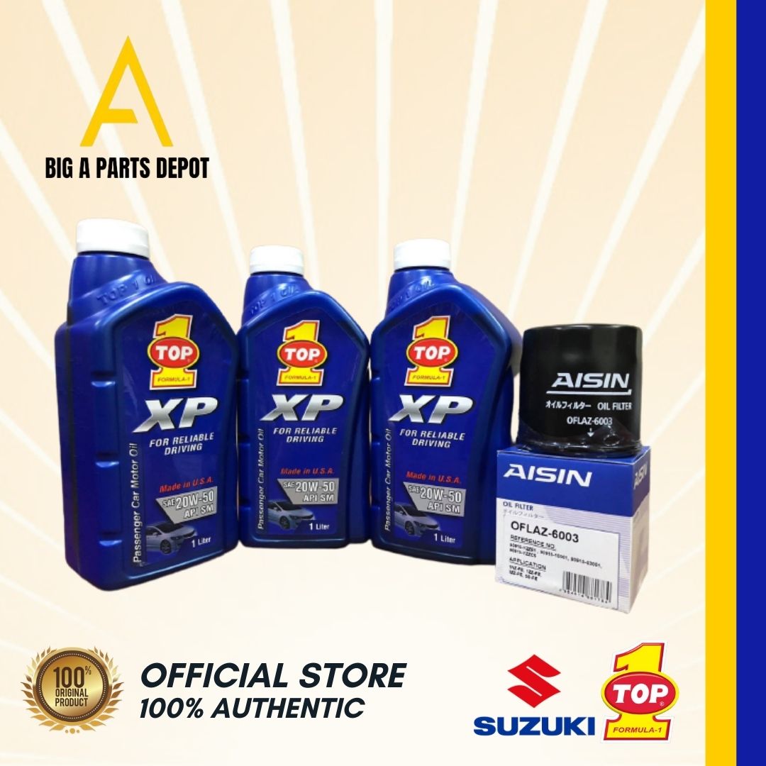 Top 1 - XP Motor Oil 20w-50 API SM Oil Package for Suzuki Multicab 3 ...