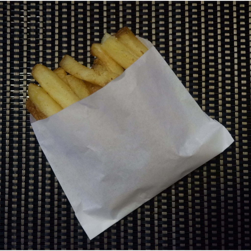 French Fries Wrapper Pouch Greaseproof PLAIN 100pcs | Lazada PH