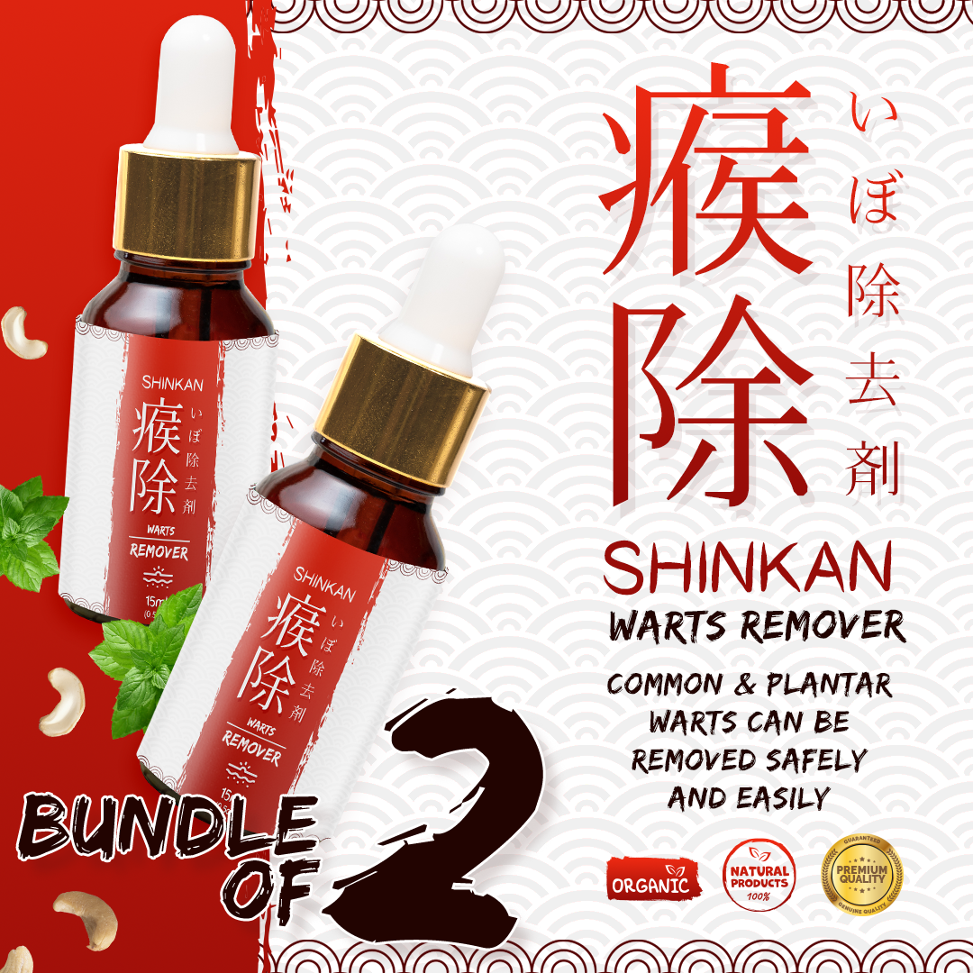 SHINKAN (SET OF 2) Best Selling Japan Made Wart & Mole Remover from ...