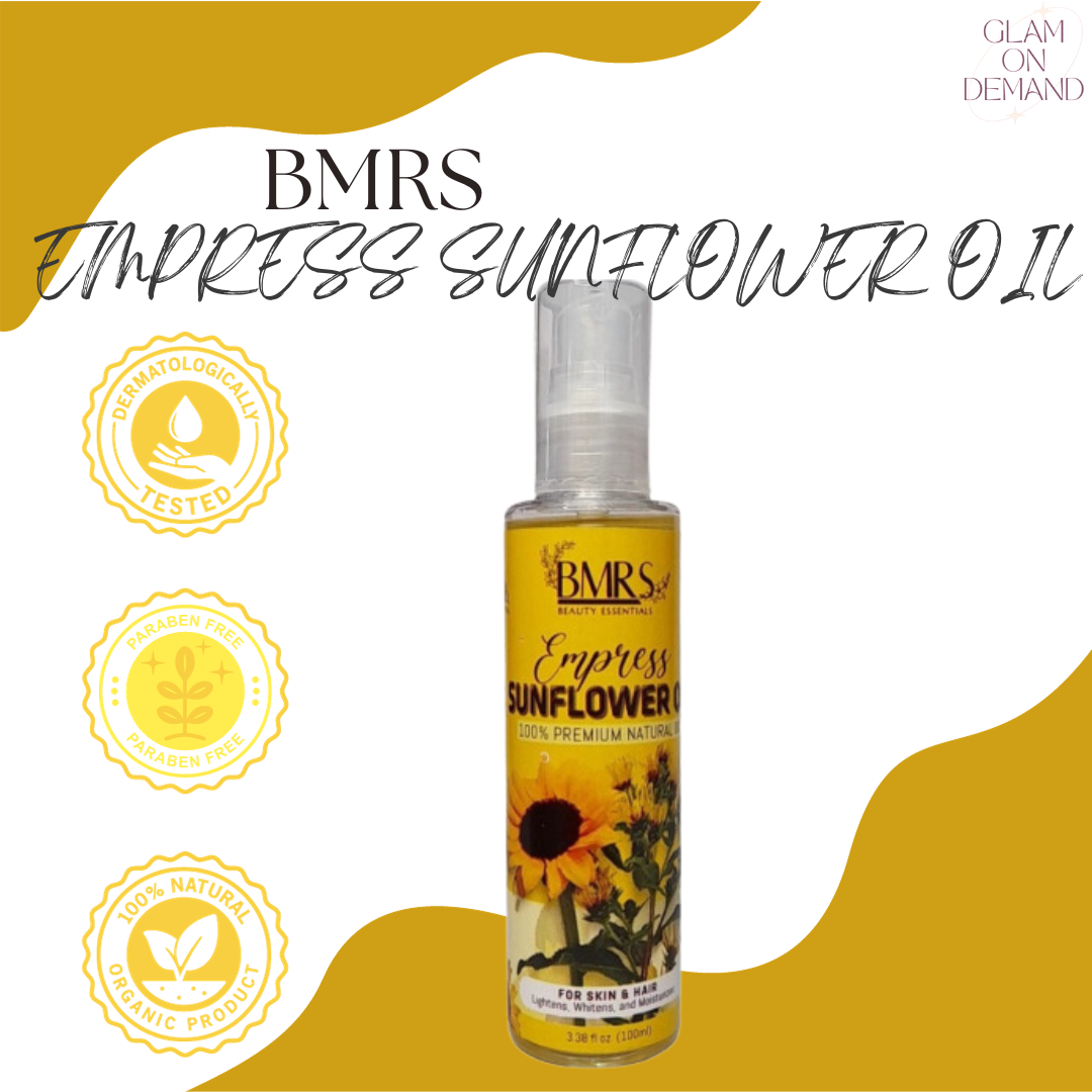 BMRS Empress Sunflower Oil Premium Grade Oil 100% Natural Organic 100ml ...