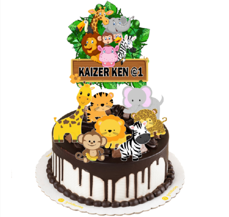 SAFARI PERSONALIZE CAKE TOPPER SET | Lazada PH