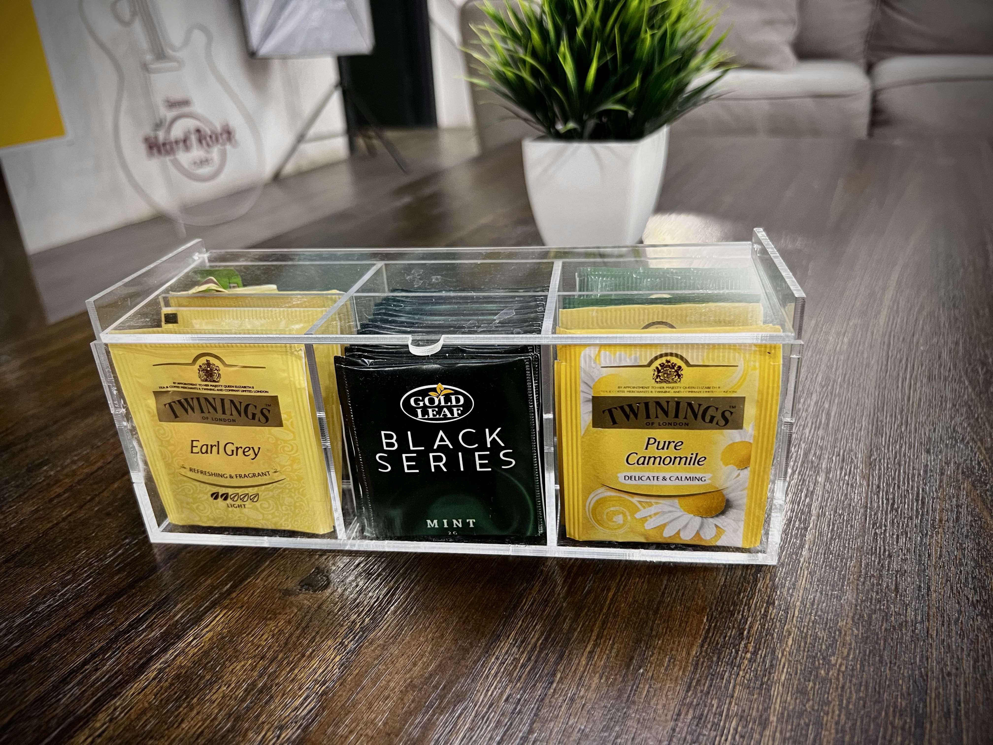 6 Grid Acrylic Tea bag Storage Kitchen Organizer | Lazada PH