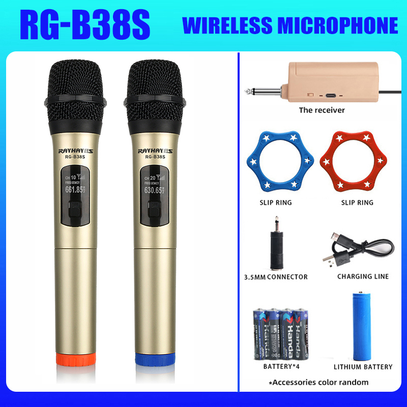 RayHayes RG-238 Wireless microphone for videoke bluetooth speaker HD ...