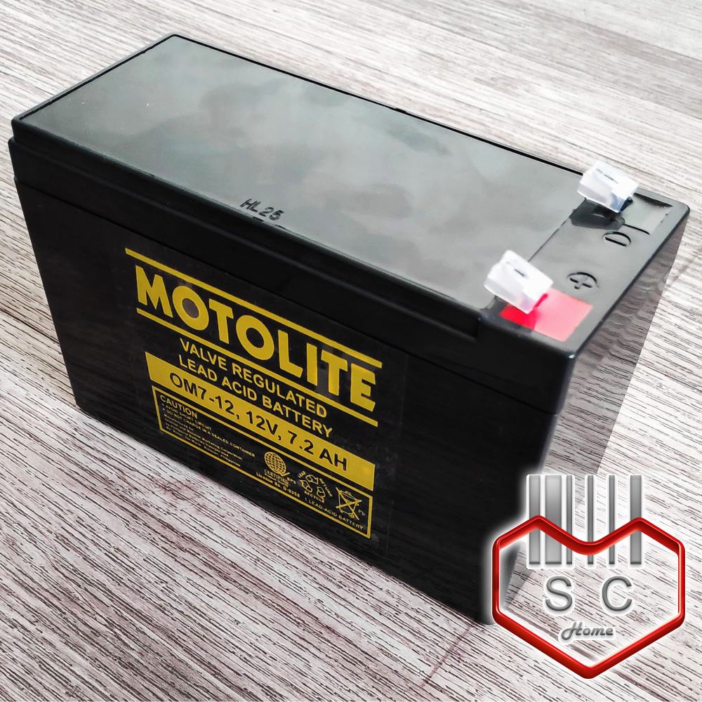 Motolite OM7-12 Rechargeable 12V 7AH Valve Regulated Lead Acid (VRLA ...