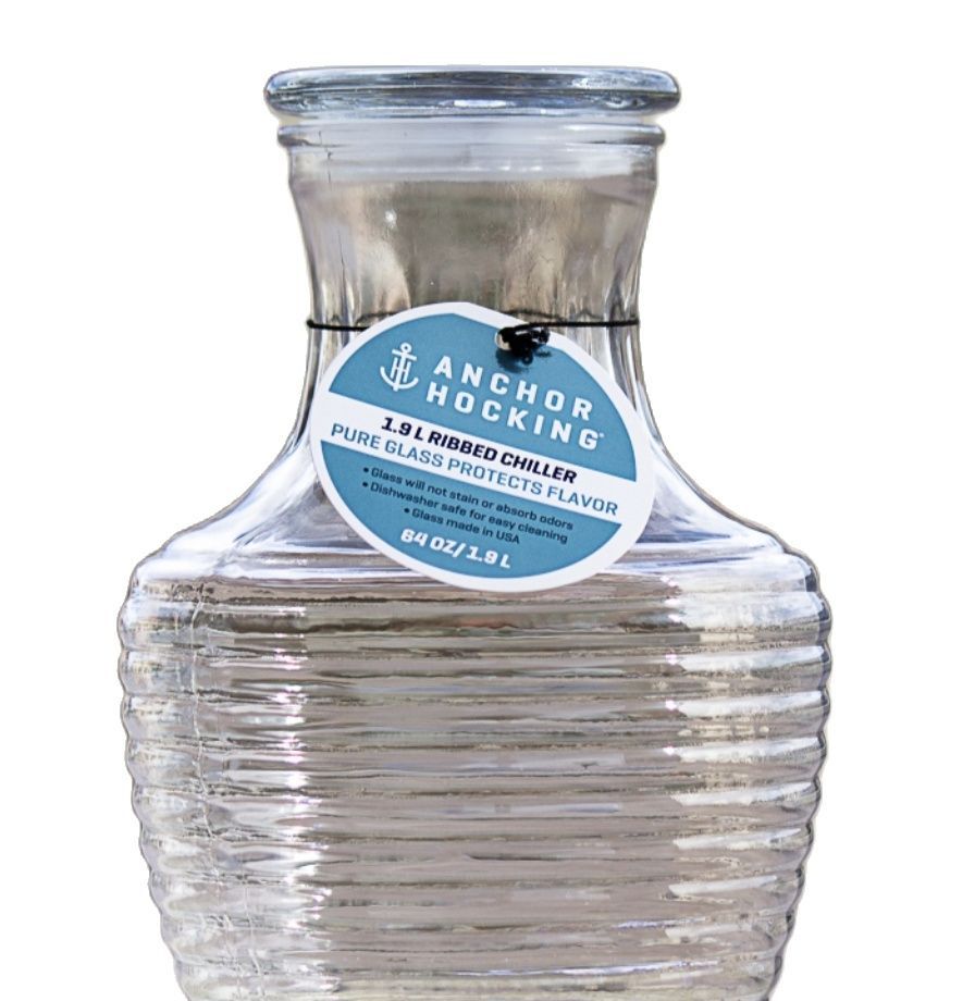 ANCHOR HOCKING 1.9 L RIBBED CHILLER WITH LID | Lazada PH