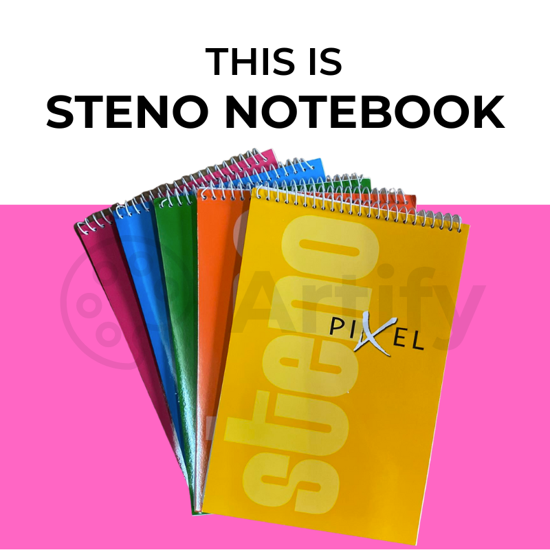 Steno Notebook Pixel brand With Lines Inside 60leaves 152x228mm | Lazada PH
