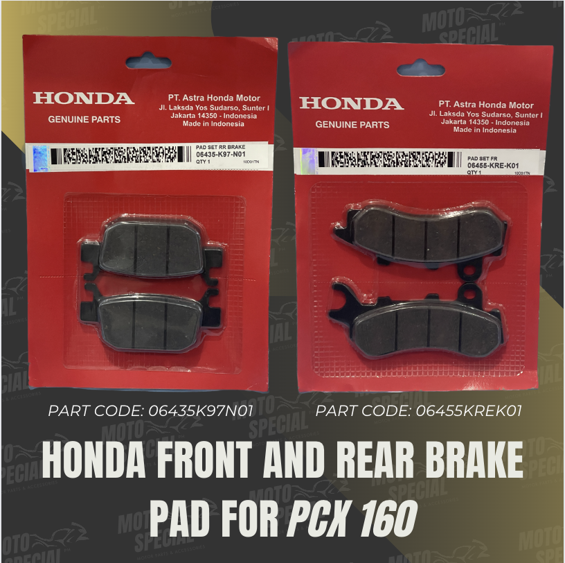 HONDA Front and Rear Brake Pad [PCX 160] | Lazada PH