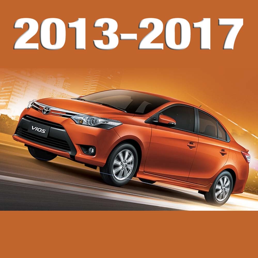 Toyota Vios 2013 to 2017 ( Gen-3 ) Rear Diffuser Bumper Body Kit ...