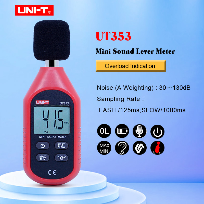 Decibel Meter Sound Level Meter, 30-130dB Digital Sound Level Meter ...