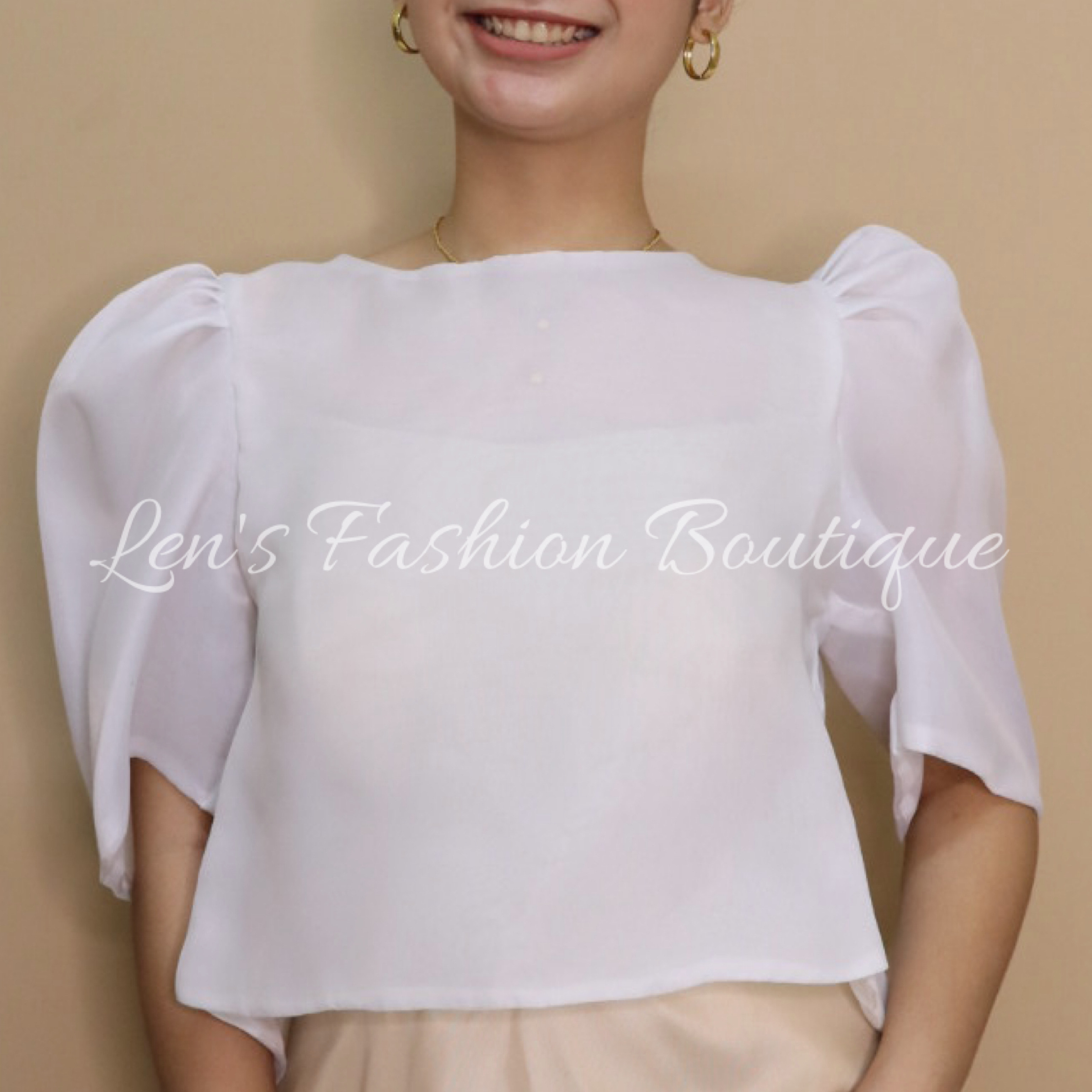 Modern Filipiniana Kimona Top - Plain | Lazada PH