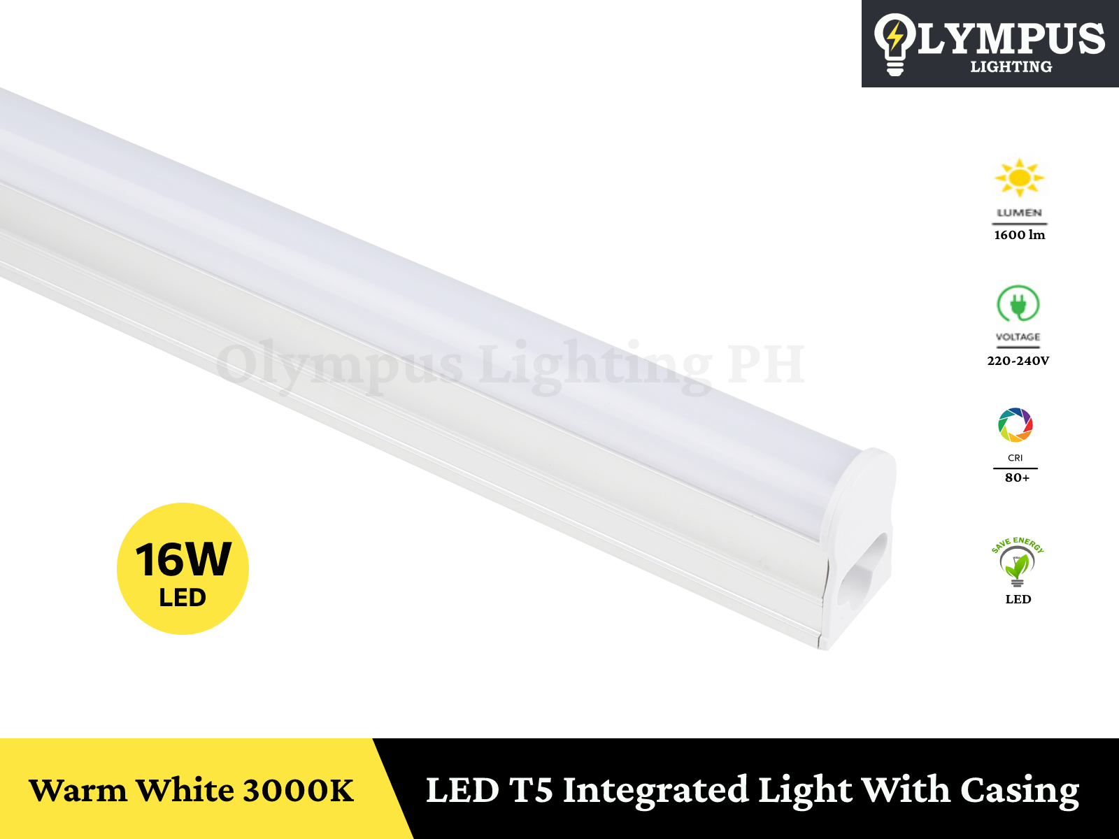 Olympus LED T5 Integrated Light With Casing 16W | Lazada PH