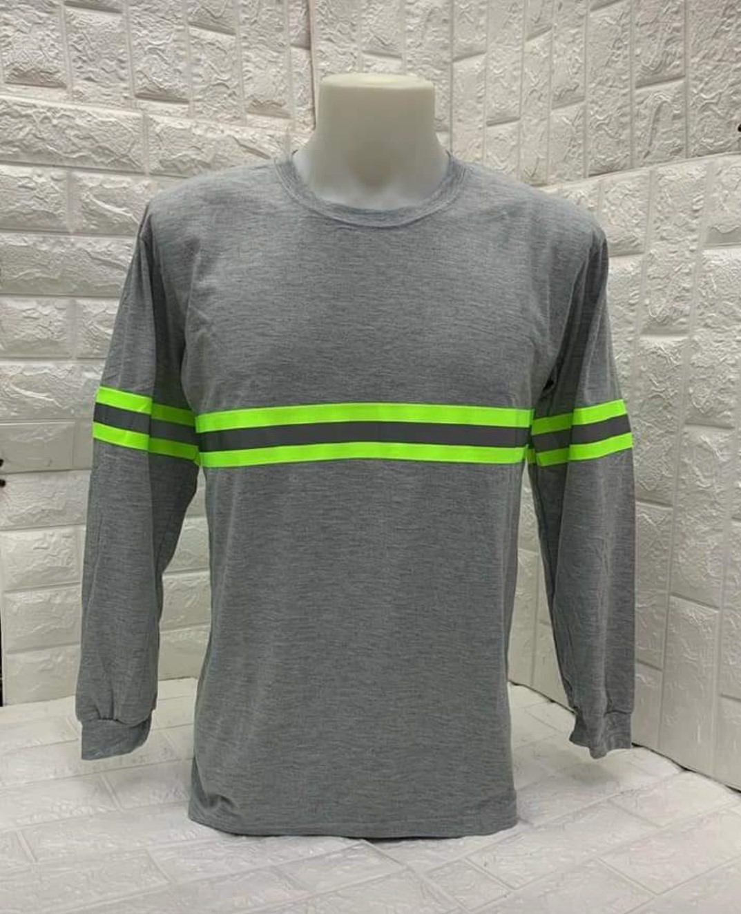 Construction Worker Long Sleeve with Reflector 100% Made of Cotton ...