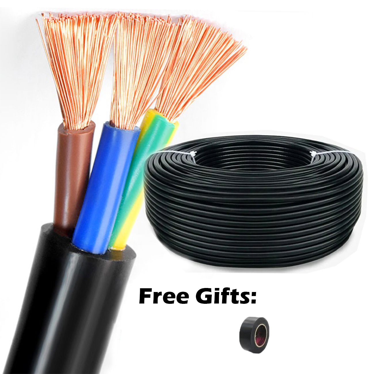 3 Cores Signal Line Twisted Shielded Insulation Wire Audio Cable DIY ...